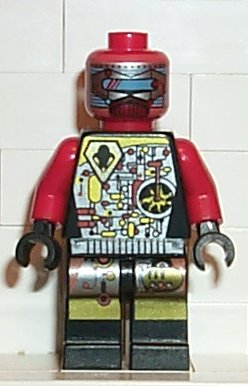 Bricker - LEGO Minifigure - sp044 UFO Droid Red