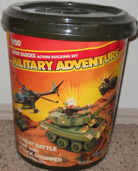 Bricker - Construction Toy by Tyco Super Blocks 5265 Combat Battle Tank ...